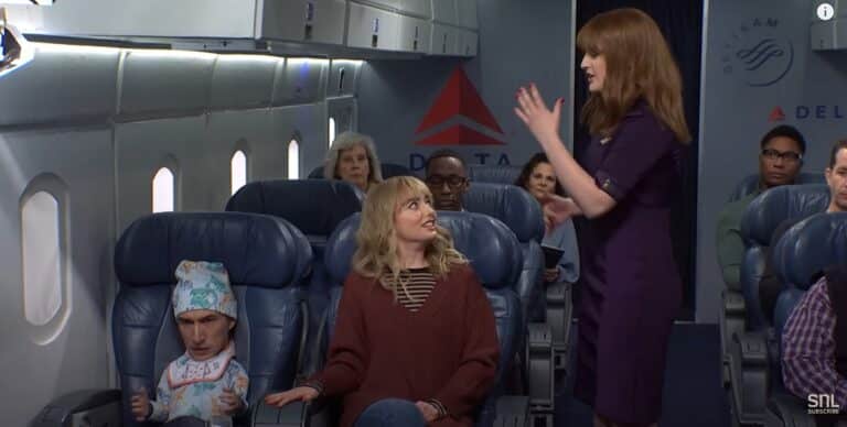 Hilarious: Saturday Night Live and Adam Driver Airplane Baby Skit Nails ...