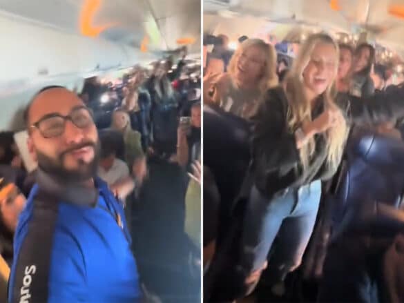 Wild: Passengers and flight attendants sing and dance their way to ...