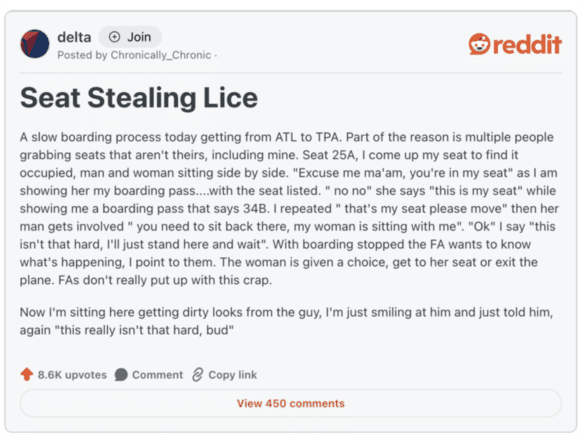 ‘That’s My Seat, Please Move’: Delta Air Lines Passenger Confronts Seat ...